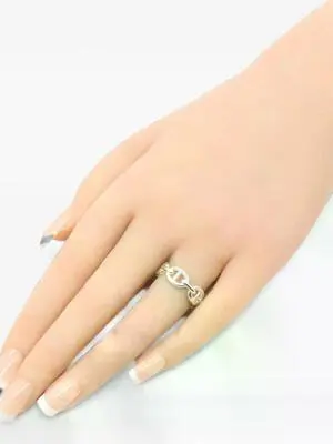 Hermès 2010s Pm Chaîne D'ancre Anchene Ring - Silver