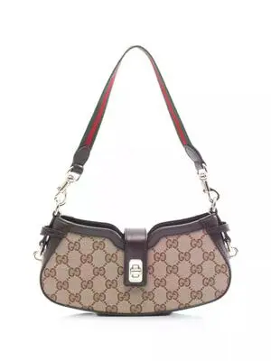 Gucci 2010s Moonside Sherry Gg Canvas Handbag - Neutrals