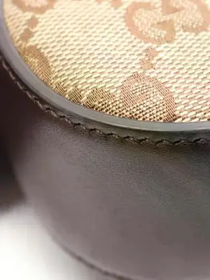 Gucci Monogram Canvas Shoulder Bag - Neutrals
