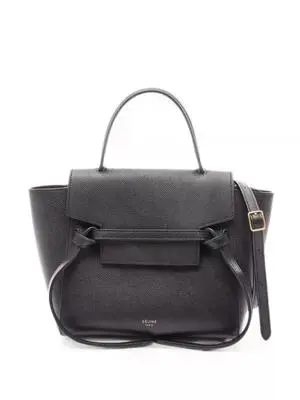 Celine 2010s Nano Belt Tote Bag - Black