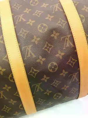 LOUIS VUITTON 2001 50 Keepall Bandoulière Monogram Boston Bag