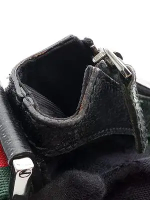 Gucci 2000s Gg Canvas Web-stripe Shoulder Bag