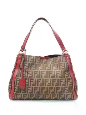 Fendi 2010s Zucca Tote Bag - Brown