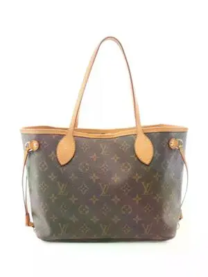 LOUIS VUITTON 2008 Pm Neverfull Monogram Tote Bag - Brown