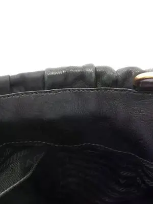 Prada Gaufre Buckled Tote Bag