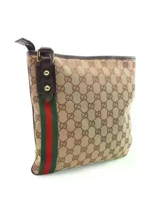 Gucci 2000s Gg Canvas Shoulder Bag