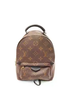 LOUIS VUITTON 2020 Palm Springs Mini Monogram Backpack - Brown
