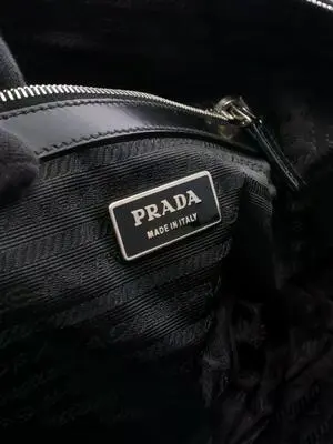 Prada 2000s Logo-patch Shoulder Bag