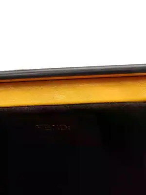 Fendi 2010s Box Leather Shoulder Bag