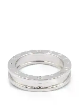 BVLGARI B.zero1 Band Ring In White Gold - Silver