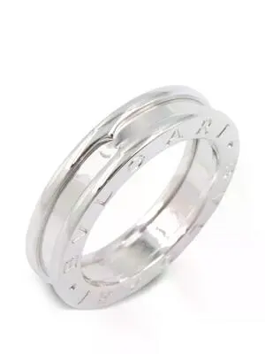 BVLGARI B.zero1 Band Ring In White Gold