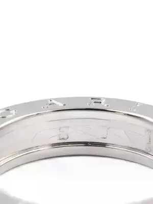 BVLGARI B.zero1 Band Ring In White Gold
