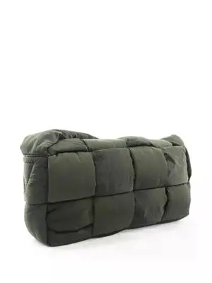 Bottega Veneta 2010s Padded Tech Cassette Shoulder Bag