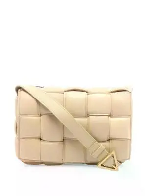 Bottega Veneta 2010s Cassette Padded Shoulder Bag - Yellow
