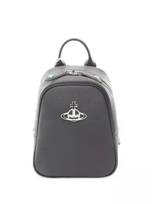 VIVIENNE WESTWOOD Annie Orb-plaque Backpack - Black