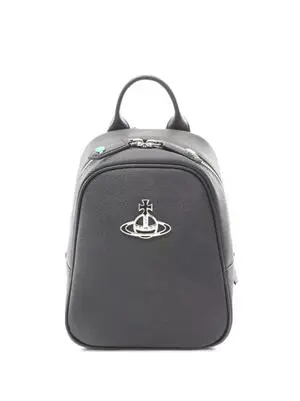 VIVIENNE WESTWOOD Annie Orb-plaque Backpack - Black