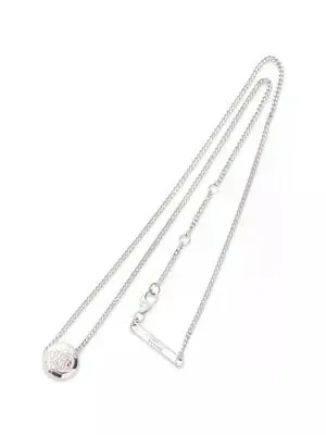 Loewe Tone Pebble Pendant Necklace - Silver