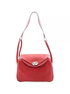 Hermès 2012 Lindy Verso Shoulder Bag - Red