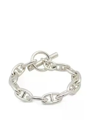 Hermès 2010s Gm Chaîne D'ancre Bracelet In Sterling