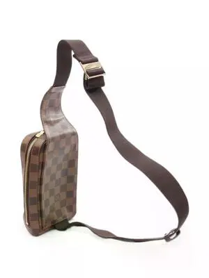 LOUIS VUITTON 2001 Geronimos Damier Ebene Canvas Backpack