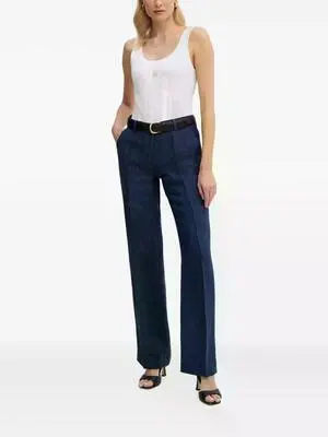 Luisa Spagnoli Ribbed Logo-embroidered Sleeveless Top