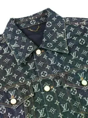 LOUIS VUITTON 2010s Monogram Jacquard Denim Jacket