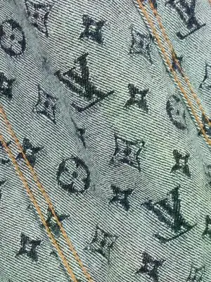 LOUIS VUITTON 2010s Monogram Jacquard Denim Jacket