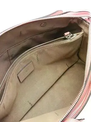 Fendi Leather Top Handle Bag - Pink