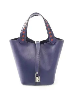 Hermès 2019 Picotin Lock Pm Handbag - Blue