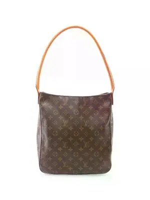 LOUIS VUITTON 2000 Gm Monogram Looping Shoulder Bag - Brown
