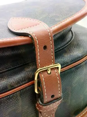 Celine 2010s Medium Folco Triomphe Shoulder Bag