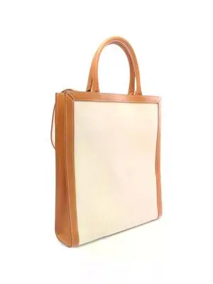 Celine 2000 Small Vertical Cabas Tote Bag - White