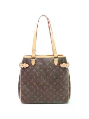 LOUIS VUITTON Monogram Batignolles Vertical Tote Bag - Brown