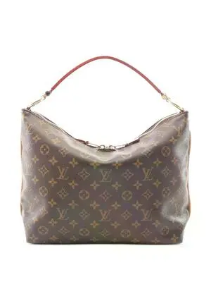 LOUIS VUITTON Monogram Canvas Shoulder Bag - Brown