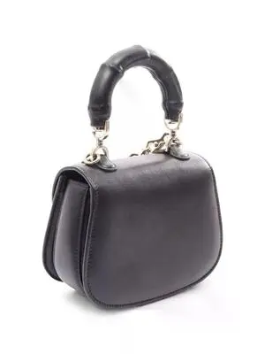 Gucci Bamboo Top Handle Handbag - Black