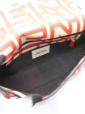 Fendi 2010s Mamma Baguette Leather Tote Bag