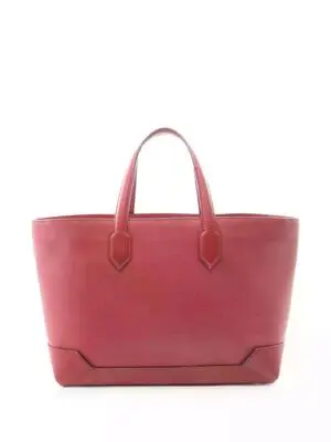 Hermès 2017 30 Maxibox Cabas Shoulder Bag - Red