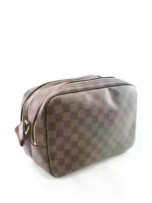 LOUIS VUITTON 2007 Pm Reporter Damier Ebene Messenger Bag - Brown