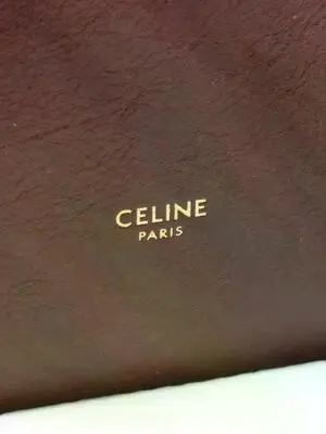 Celine Luggage Leather Tote Bag - Brown