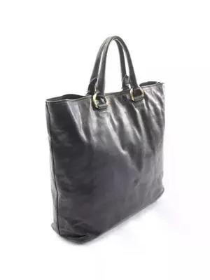 Prada 2010s Daino Leather Tote Bag
