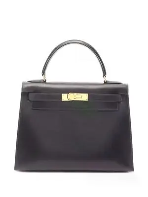 Hermès 1995 28 Kelly 2-way Tote Bag - Black