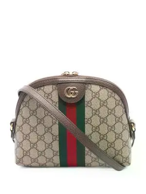 Gucci 2000s Ophidia Gg Supreme Shoulder Bag - Neutrals