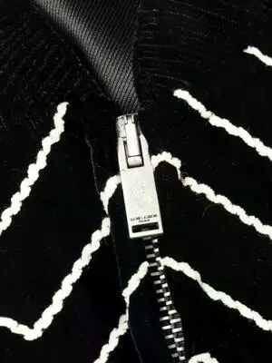 Saint Laurent 2010s Herringbone Bomber Jacket