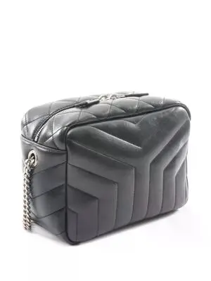 Saint Laurent Lulu Quilted Shoulder Bag - Black