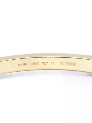 BVLGARI 2010s B-zero1 Engraved Bracelet