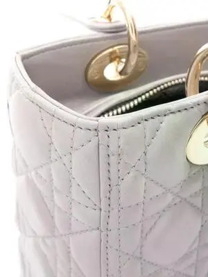 Dior Lady Tote Bag - Grey