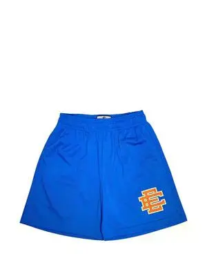 ERIC EMANUEL Logo-print Track Shorts - Blue