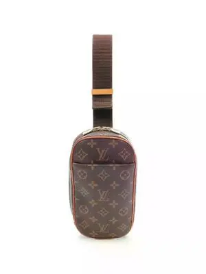 LOUIS VUITTON 2003 Monogram Pochette Ganju Belt Bag - Brown