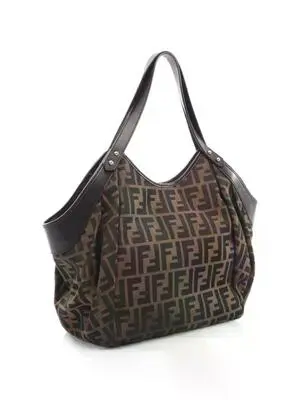 Fendi 2000s Zucca Tote Bag - Brown