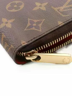 LOUIS VUITTON 2021 Monogram Zippy Wallet Brown